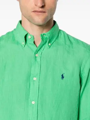 Polo Ralph Lauren Polo Pony Linen Shirt - Green