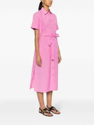 Peserico Beaded Belted Shirt Dress