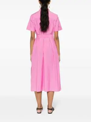 Peserico Beaded Belted Shirt Dress