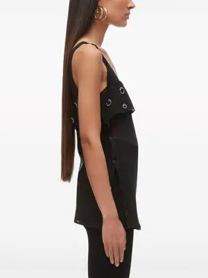 3.1 Phillip Lim Gemstone-embellished Silk Tank Top