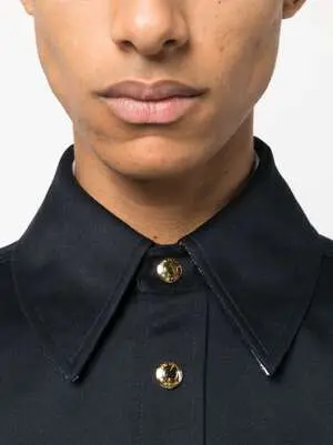 Thom Browne Two-tone Cotton Gabardine Jacket