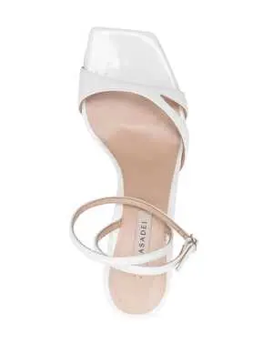 Casadei Cut-out Patent-leather Sandals