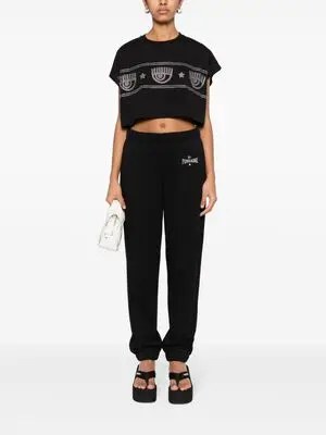 CHIARA FERRAGNI Embroidered-logo Track Pants