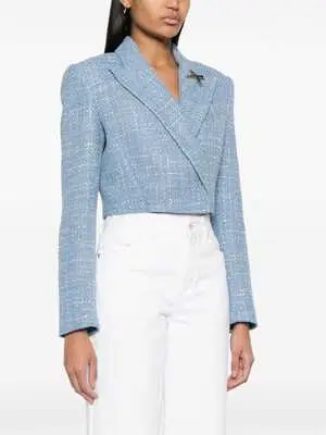 GENNY Cropped Tweed Jacket