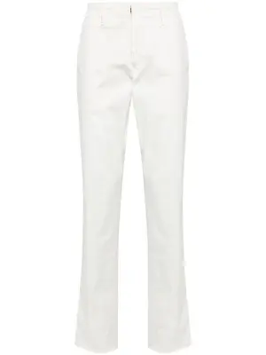 Incotex Mid-rise Straight-leg Trousers - Neutrals
