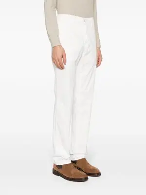 Incotex Mid-rise Straight-leg Trousers - Neutrals