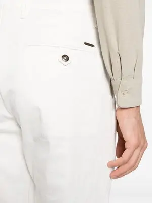 Incotex Mid-rise Straight-leg Trousers - Neutrals