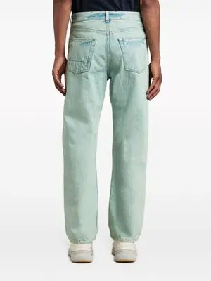 Palm Angels Overdyed Wide-leg Jeans