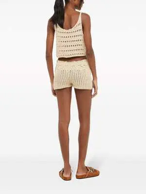 Alanui Conch Shell Cotton Shorts