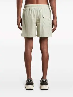 Palm Angels Logo-embroidered Swim Shorts