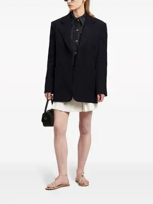 Palm Angels Tape-detail Virgin Wool-blend Blazer