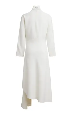 Alaïa Fluid Wool-silk Cady Midi Dress Only