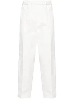JIL SANDER Tapered-leg Cotton Trousers
