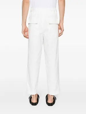 JIL SANDER Tapered-leg Cotton Trousers