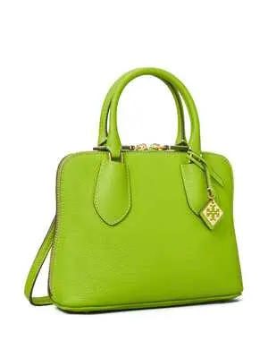 Tory Burch Mini Swing Leather Satchel - Green