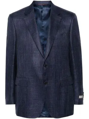 Canali Single-breasted Blazer - Blue