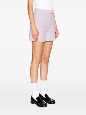 Thom Browne Striped High-waist Shorts - Red