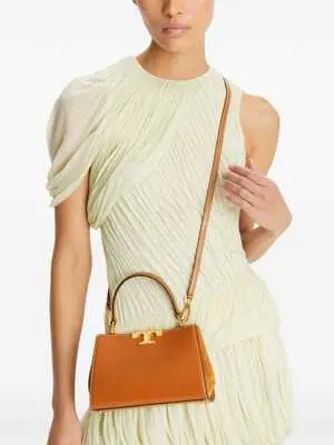 Tory Burch Mini Eleanor Tote Bag - Brown