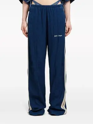 Palm Angels Side-stripe Chambray Trousers
