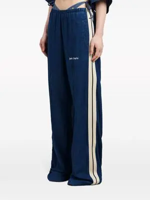 Palm Angels Side-stripe Chambray Trousers