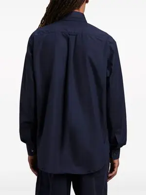 Palm Angels Logo-embroidered Cotton Shirt