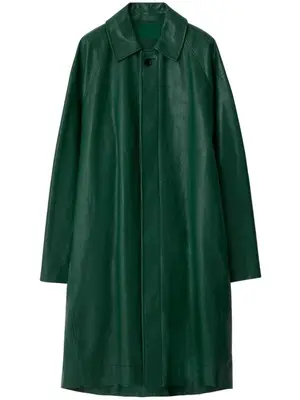 Burberry Long Leather Coat