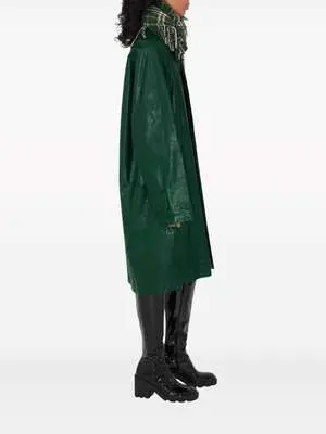 Burberry Long Leather Coat