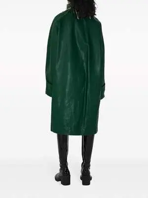 Burberry Long Leather Coat