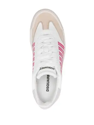 Dsquared2 Striped Lace-up Sneakers
