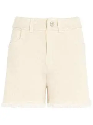 Barrie Raw Edge Hem Shorts For Women
