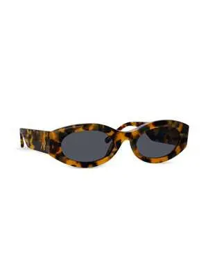 Linda Farrow Berta Oval Sunglasses