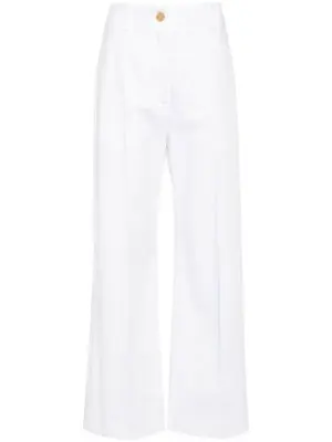 PATOU Cotton Twill Trousers - White