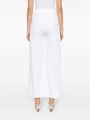 PATOU Cotton Twill Trousers - White