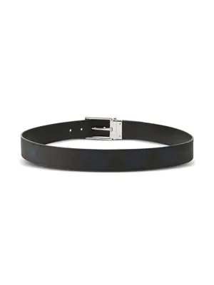 Burberry Check Leather Belt