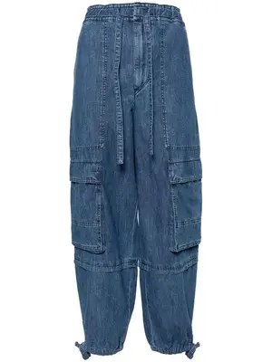 MARANT ETOILE Ivy High-rise Wide-leg Jeans
