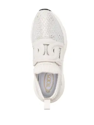 TOD'S Kate Metallic Slip-on Sneakers