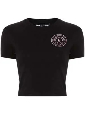 Versace V-emblem Glittered T-shirt
