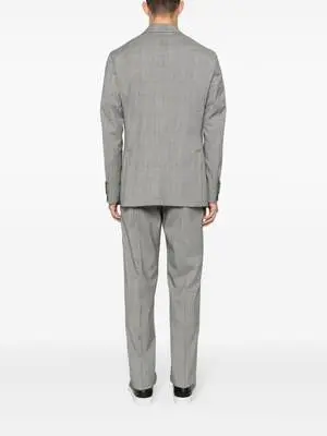 LARDINI Prince-of-wales-check Wool Suit