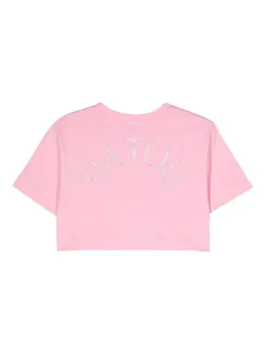 PATOU Logo-embellished Cropped T-shirt