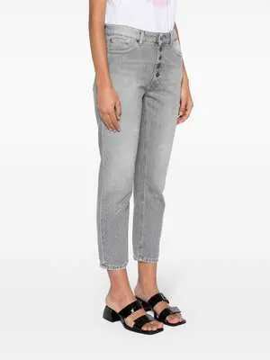 DONDUP Koons Stud-embellished Jeans - Grey