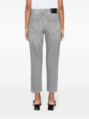 DONDUP Koons Stud-embellished Jeans - Grey
