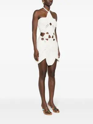 Cult Gaia Floreana Panelled Knit Dress