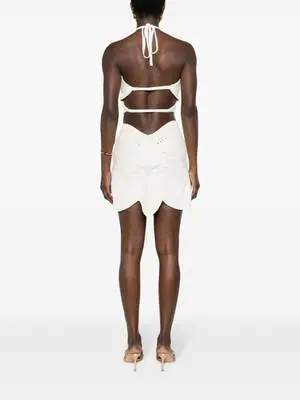 Cult Gaia Floreana Panelled Knit Dress
