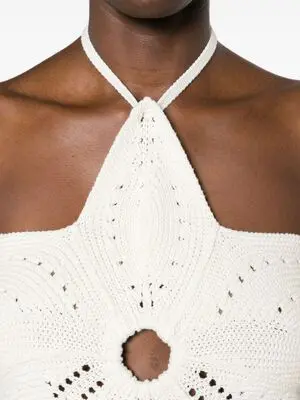 Cult Gaia Floreana Panelled Knit Dress