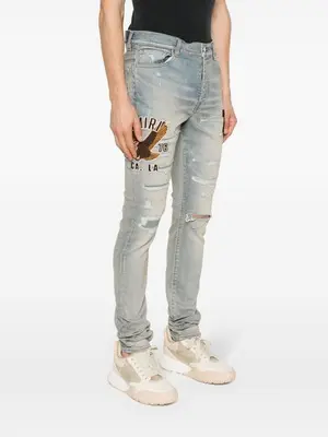 Amiri Logo-appliqué Skinny Jeans