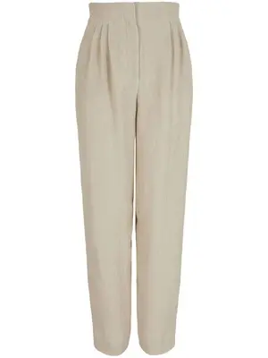 Emporio Armani High-waisted Straight-leg Trousers