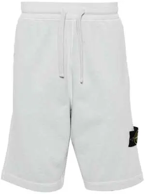 Stone Island Compass-badge Cotton Track Shorts