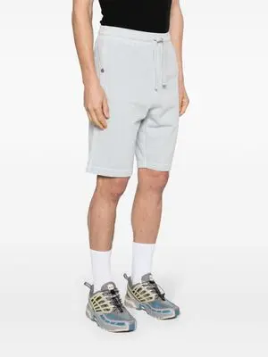 Stone Island Compass-badge Cotton Track Shorts