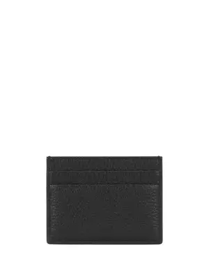 Dolce & Gabbana Logo-plaque Leather Cardholder - Black