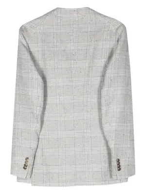 Tagliatore Single-breasted Checked Blazer